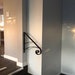 Hand Forged Stair Railing With Circle Design, Black Painted Finish - Etsy
