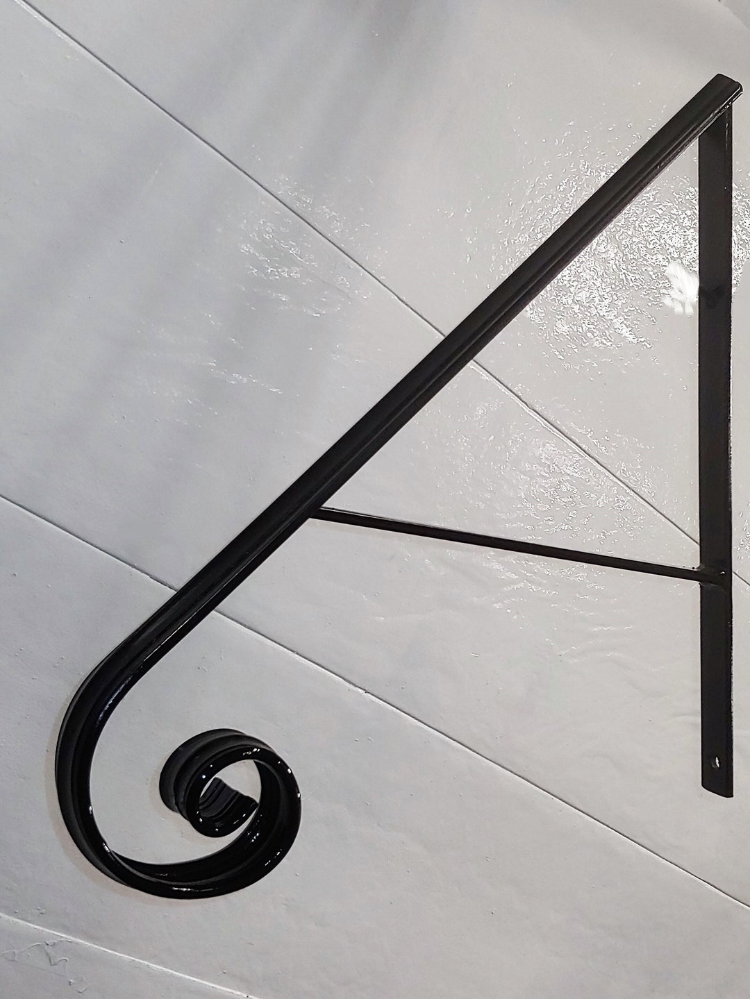 Handrail Forged Circle Round Design Rail End Straight Support Bar 22 1 ...