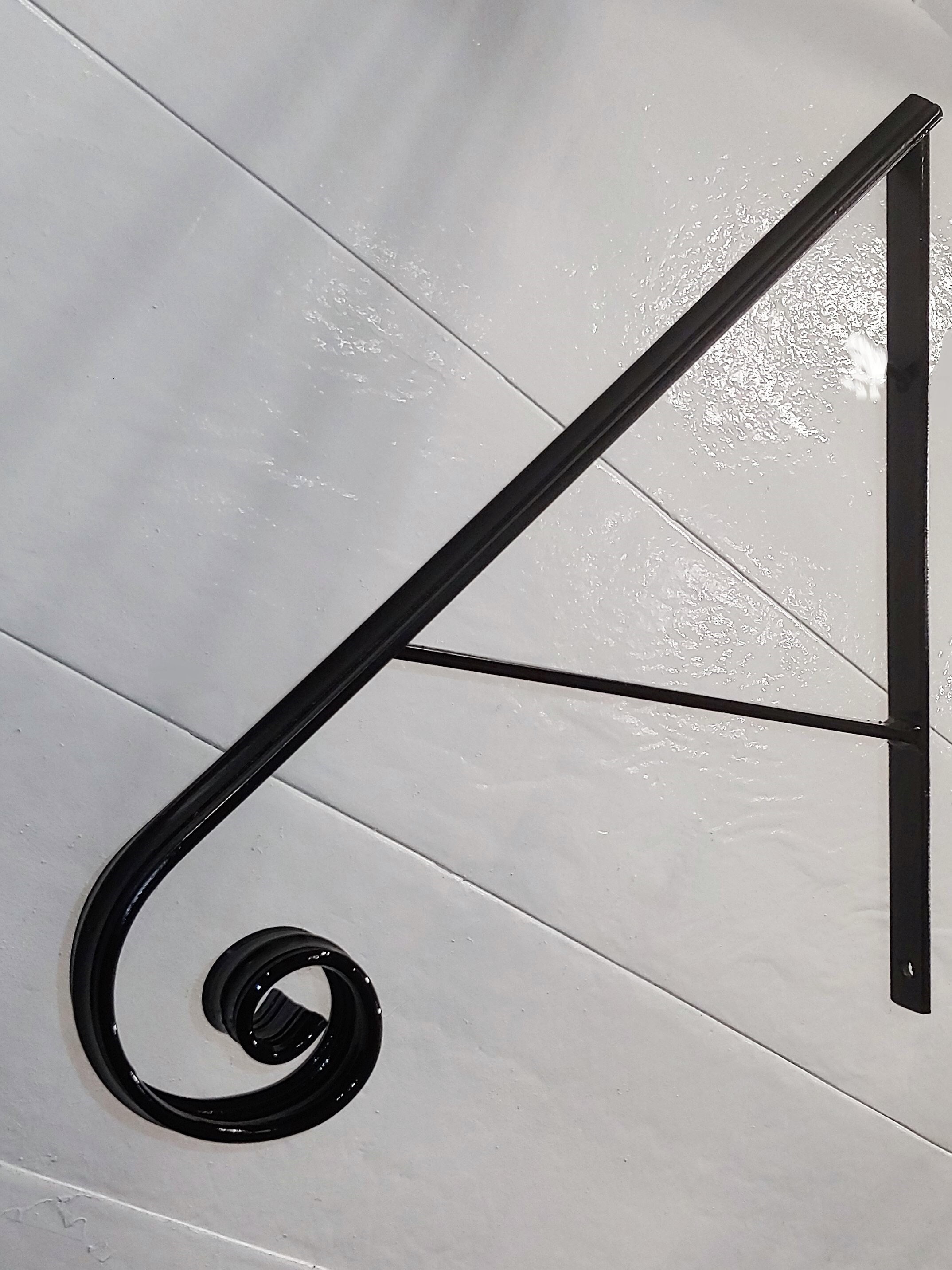 Handrail Forged Circle Round Design Rail End Straight Support Bar 22 1 ...