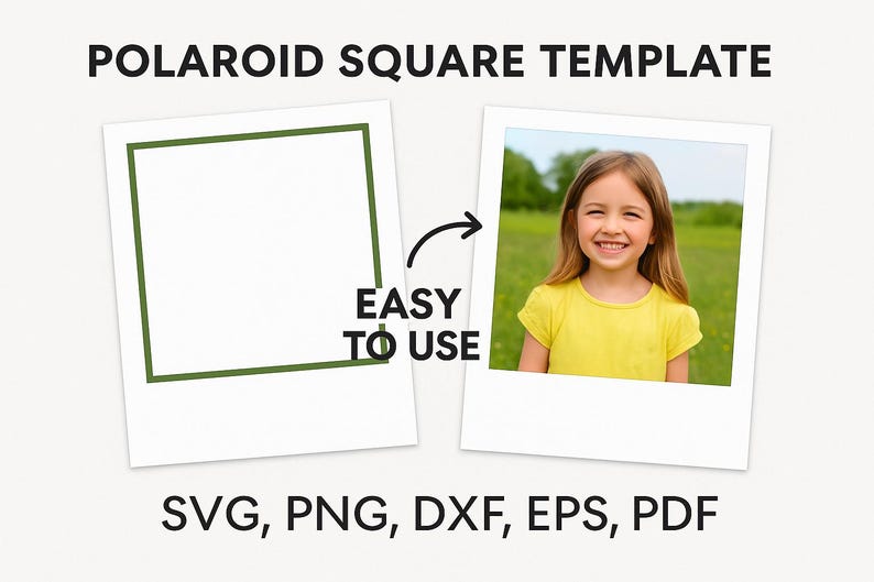 Editable Polaroid Template: Canva Photo Frames (digital Download). - Etsy