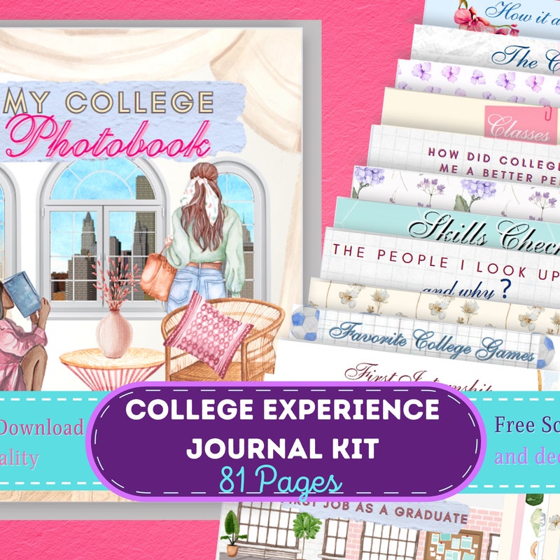 College Scrapbook - Etsy
