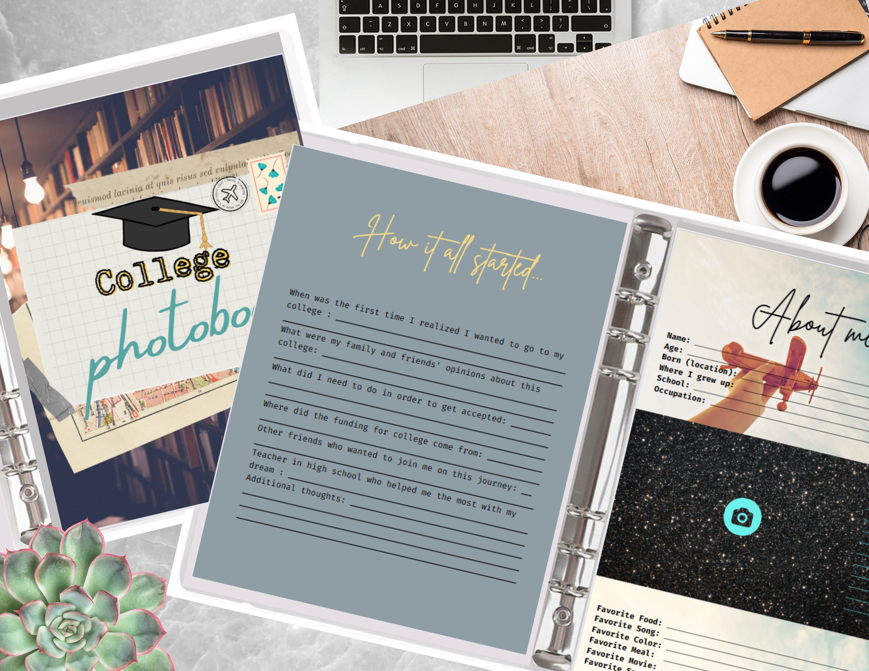 College Graduation Photobook/scrapbook81 Pages Digital, Perfect ...