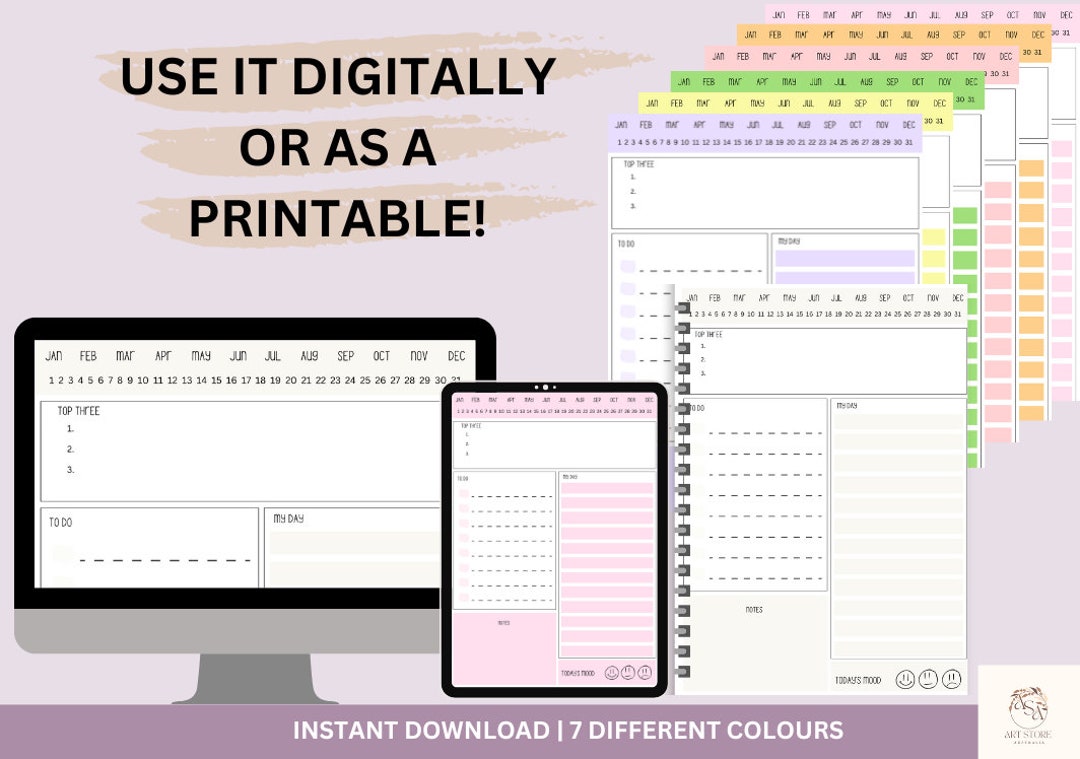 All-in-one Daily Planner: Stay Organized, Boost Productivity, and Track ...