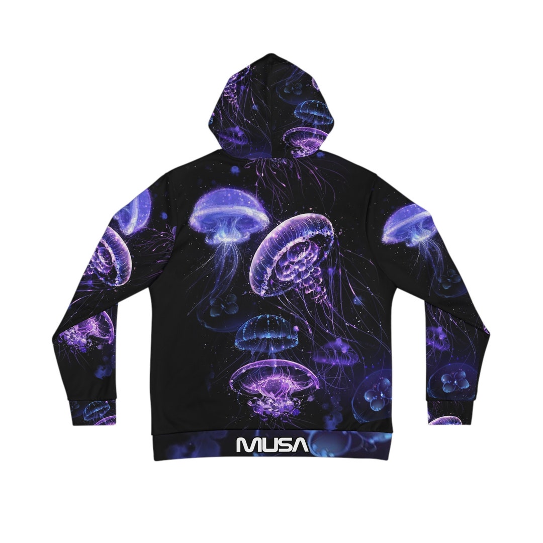 Musa Design Collection / Vida Collection /jelly Fish/ Men's Hoodie AOP ...