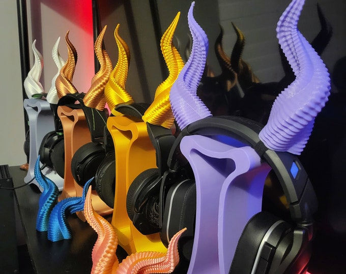 3D Printed Spiral Horns Headphone Accessory – Add a Mystical Twist to ...