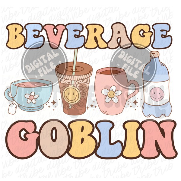 Beverage Goblin Sticker - Etsy