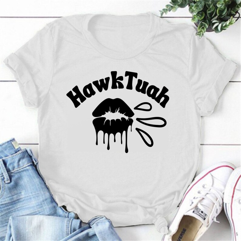 Hawk Tuah Popular New Slang 2 Different Styles Printable Png's - Etsy