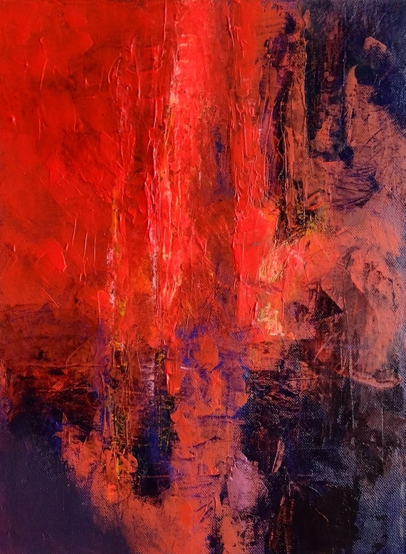 Abstract Contrast Painting