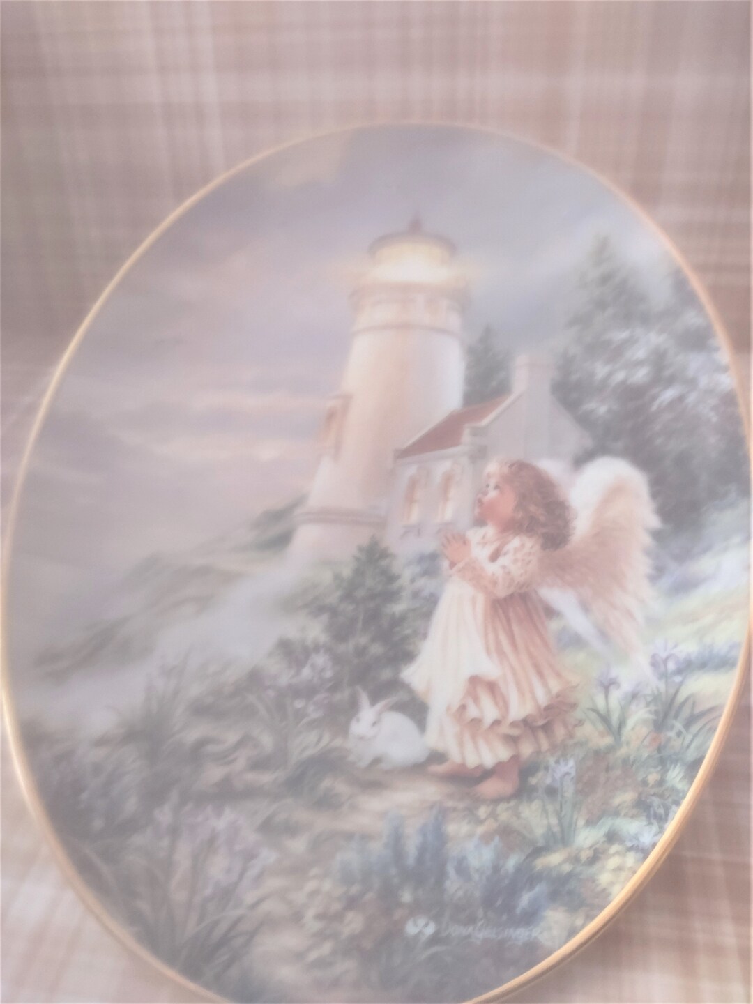 Angel Lighthouse Plate - Etsy