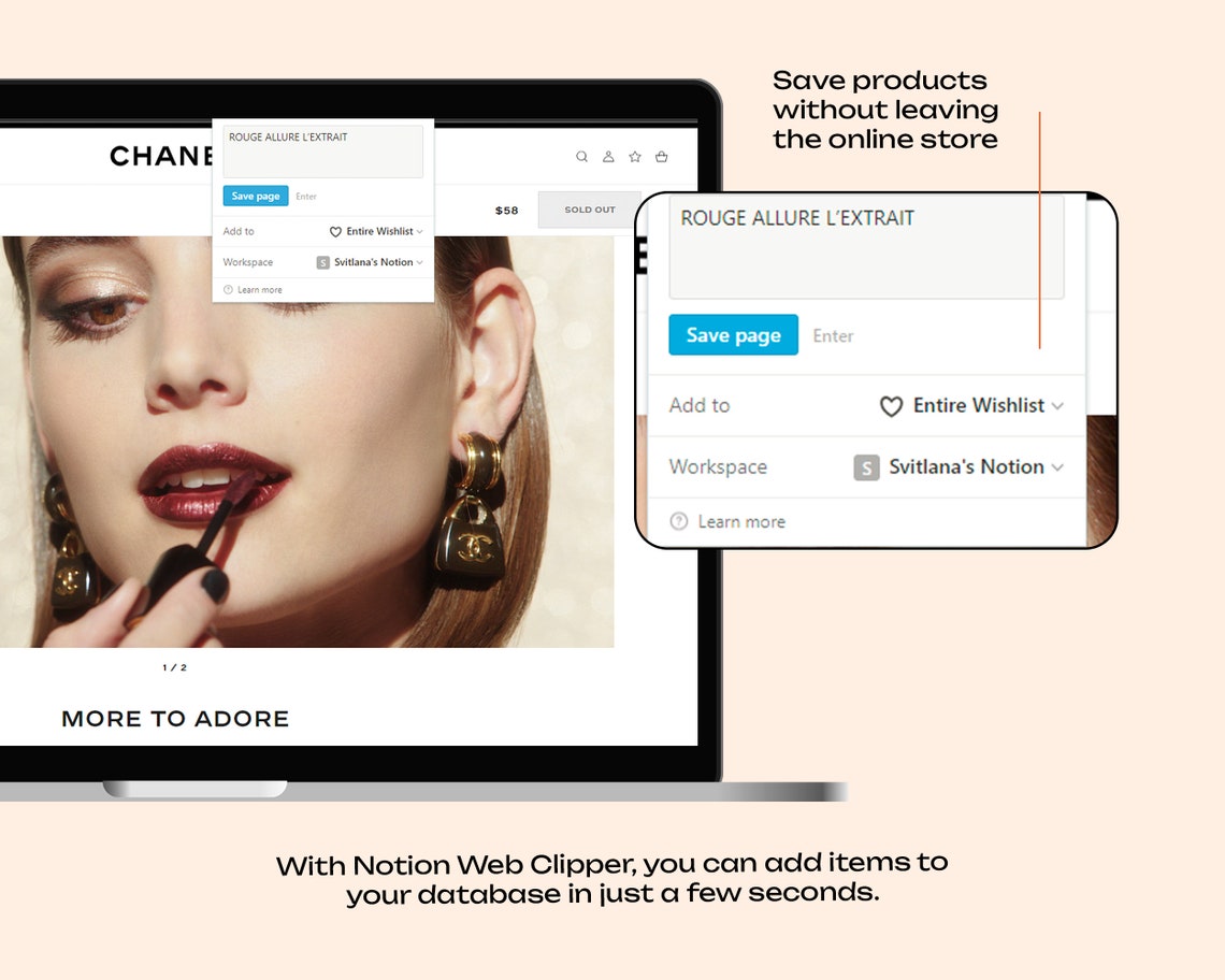 Notion Wishlist Template, Wish List Notion Template, Notion Dashboard, Notion Purchases Planner ...