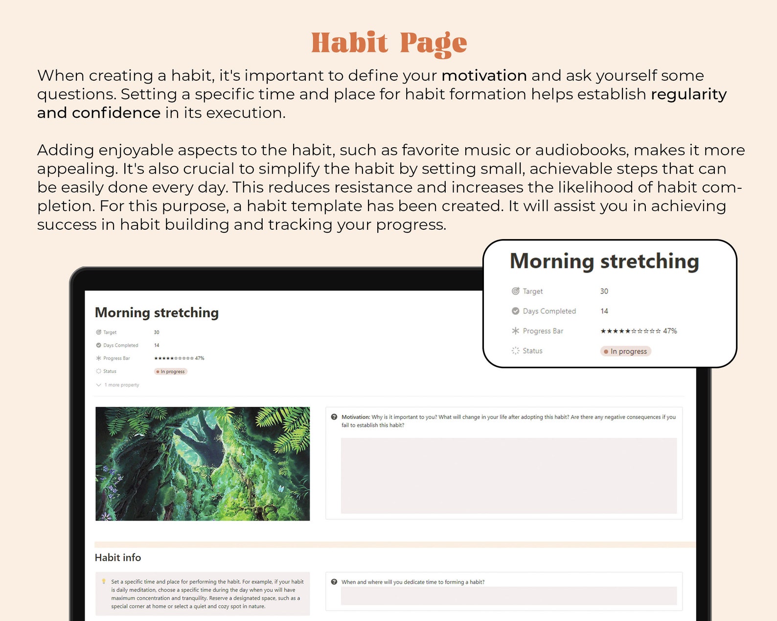Notion Habit Tracker Notion Template Notion Dashboard Notion Life Planner Notion Planner Digital ...