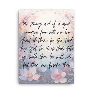 Scripture Watercolor Poster Art Home Decor Thin Canvas - Etsy