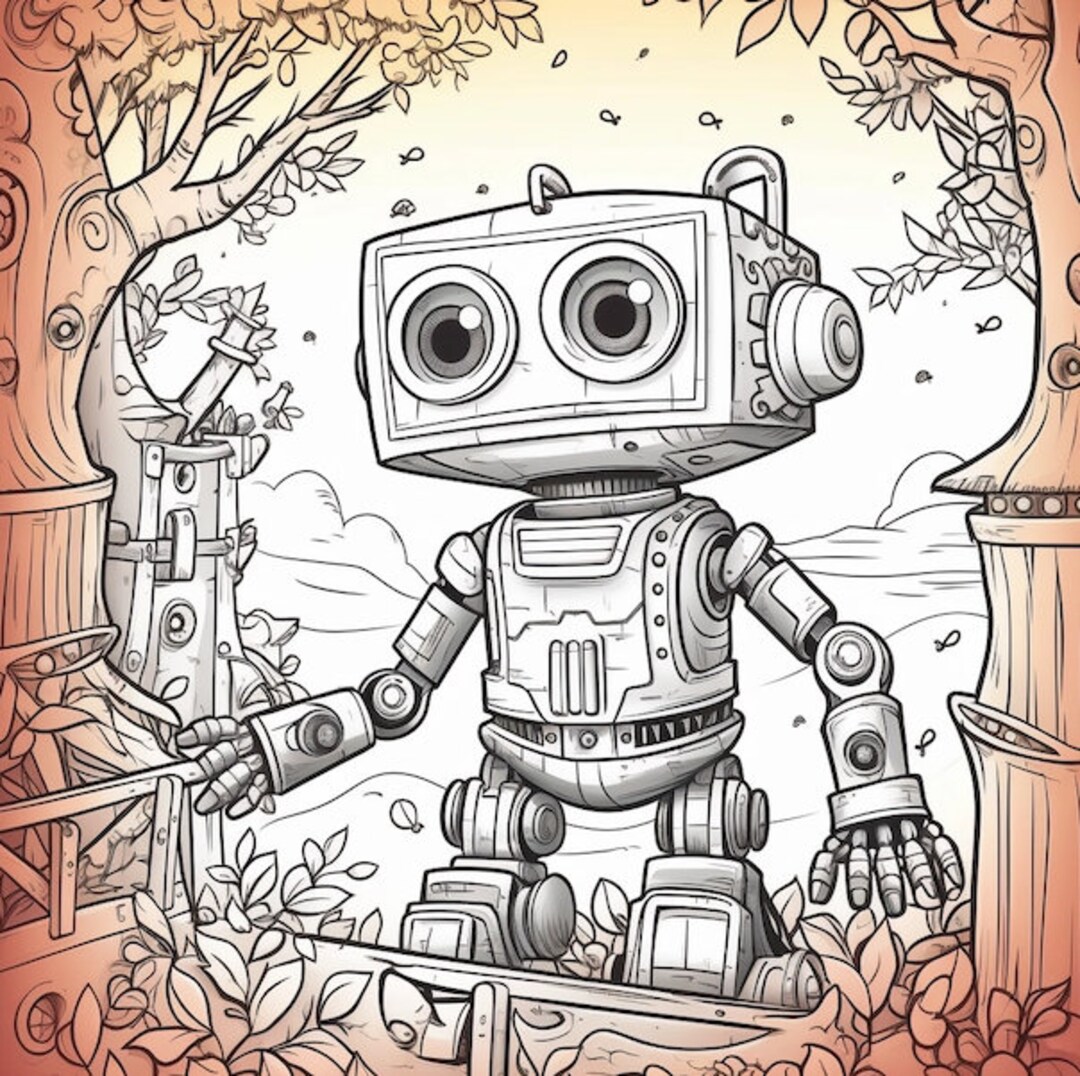 Dino Robot World Coloring Pages | Printable Coloring Book | Coloring ...