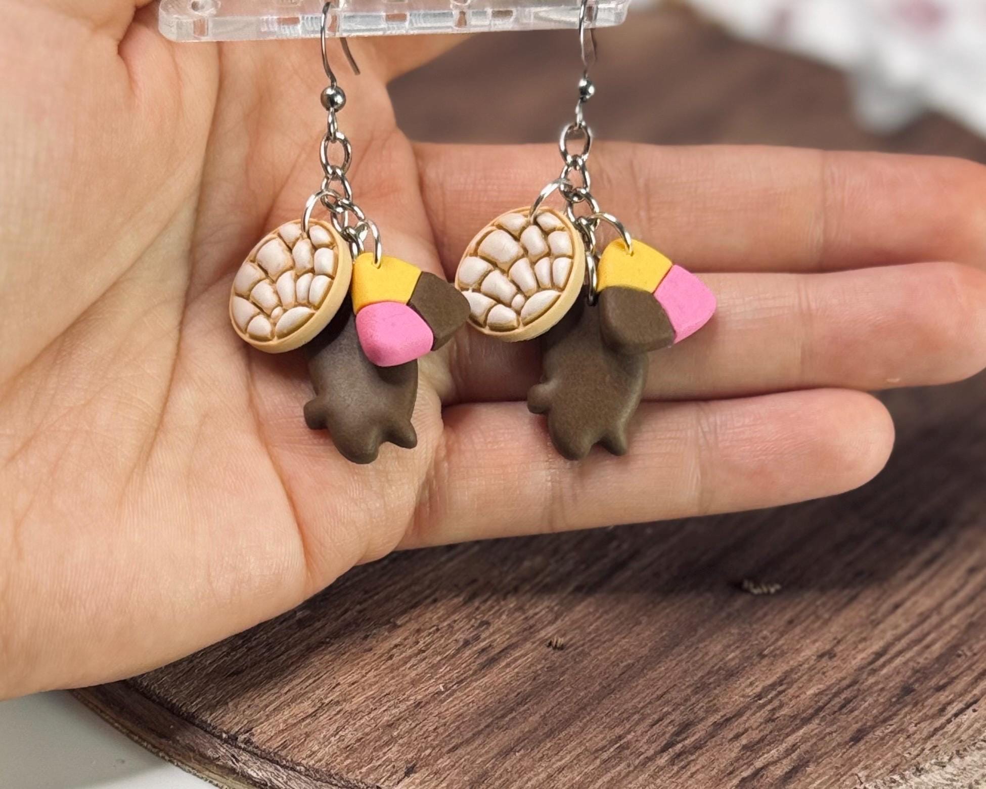 Pan Dulce Keychain | Mexican Sweet Bread Charms Keychain | Handmade ...