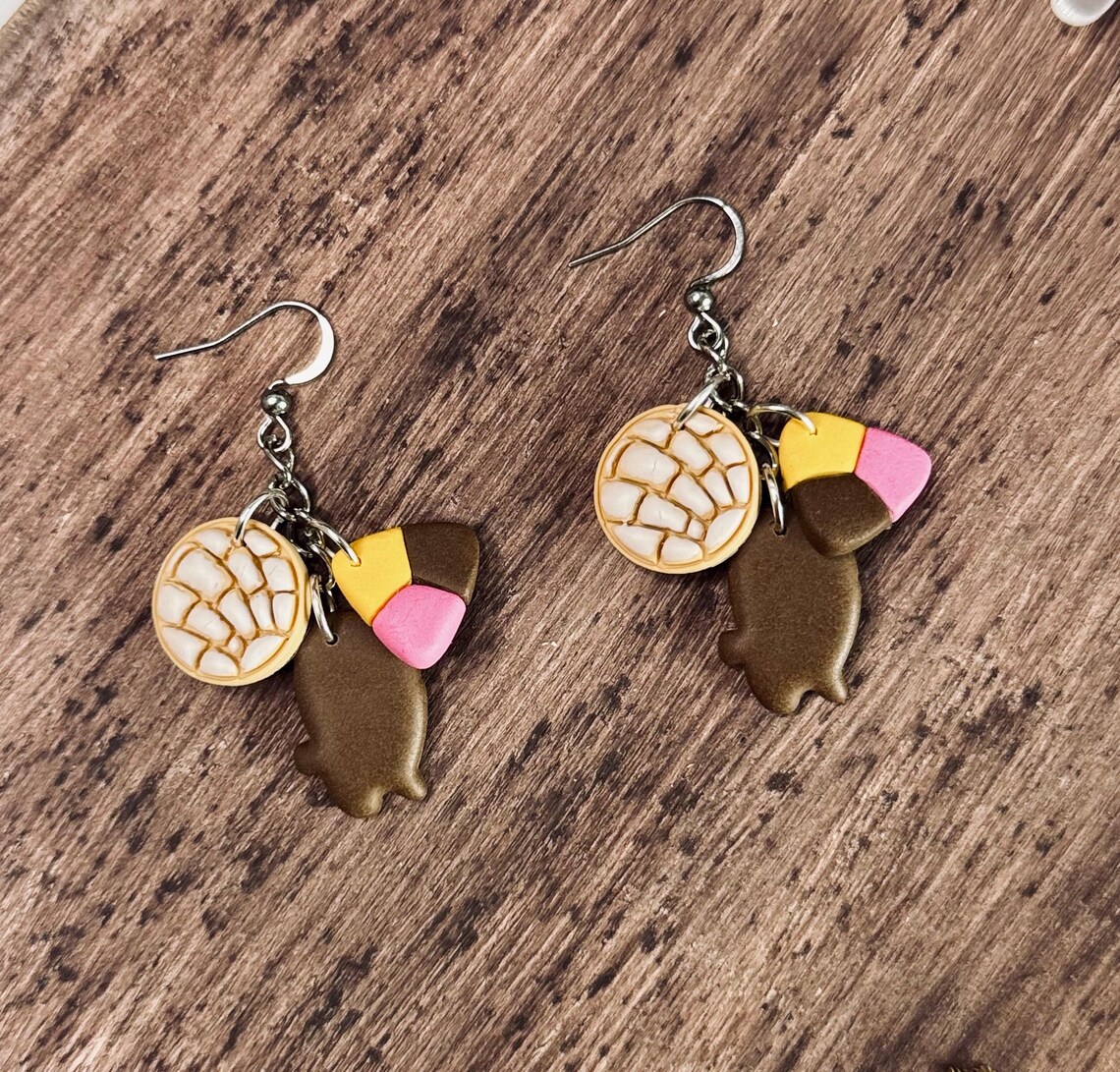 Pan Dulce Keychain | Mexican Sweet Bread Charms Keychain | Handmade ...