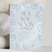Editable Sea You Soon Baby Shower Invitation Printable Coastal Baby ...