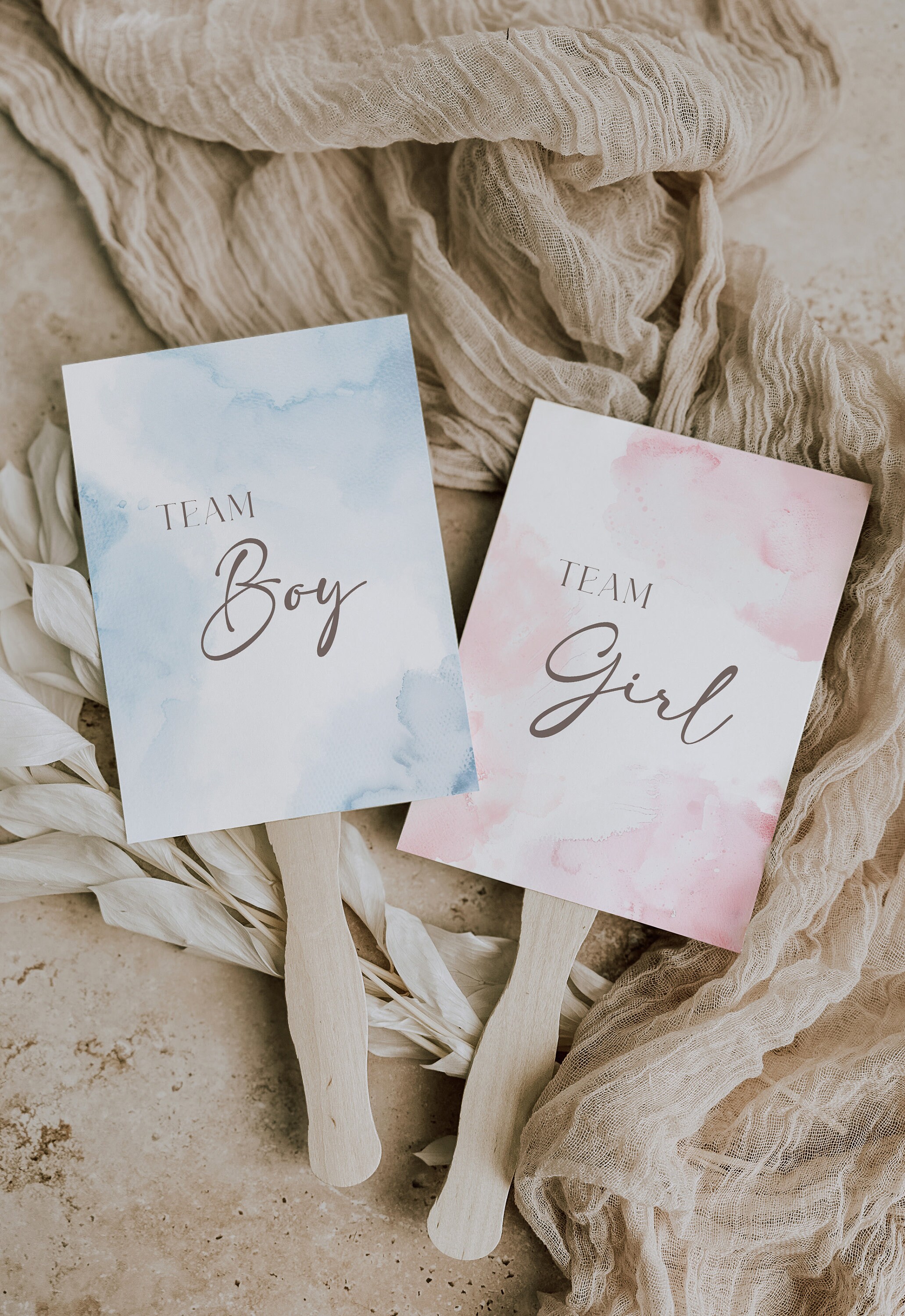 Editable Boy or Girl Gender Voting Sign Gender Reveal Baby Gender ...