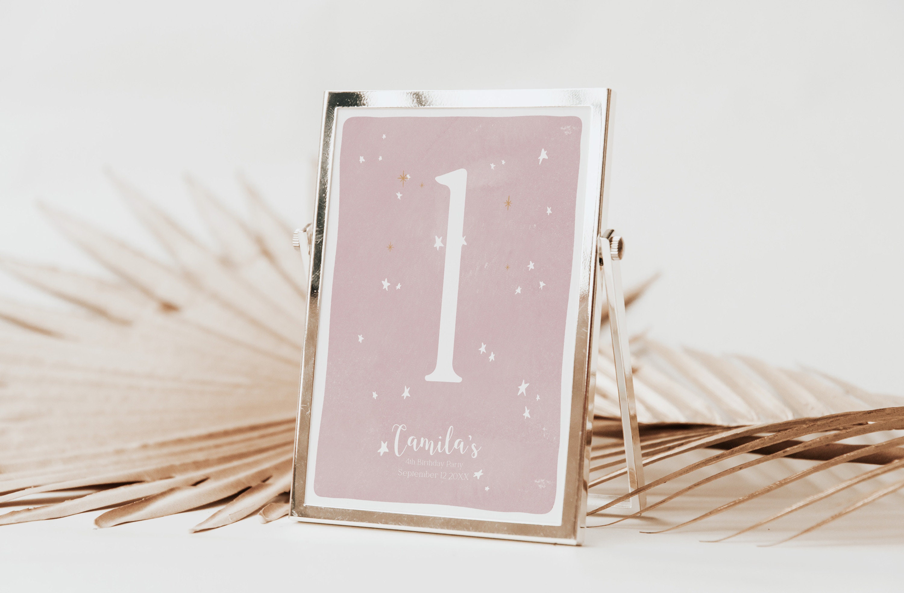 Editable Princess Table Number Signs Birthday Printable Custom Table ...