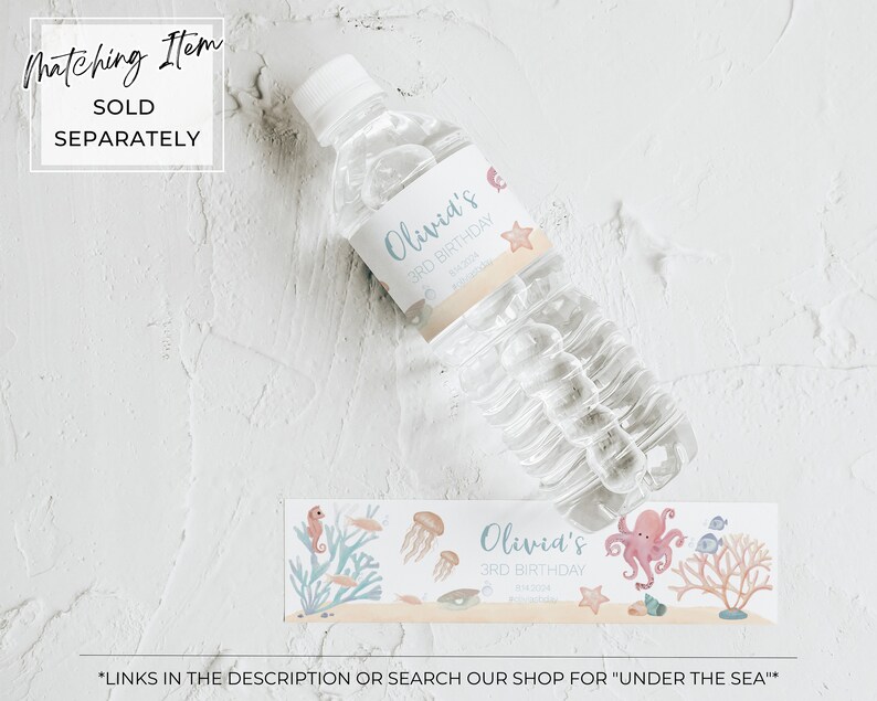 Editable Welcome Sign Under the Sea Birthday Printable Outdoor Welcome ...