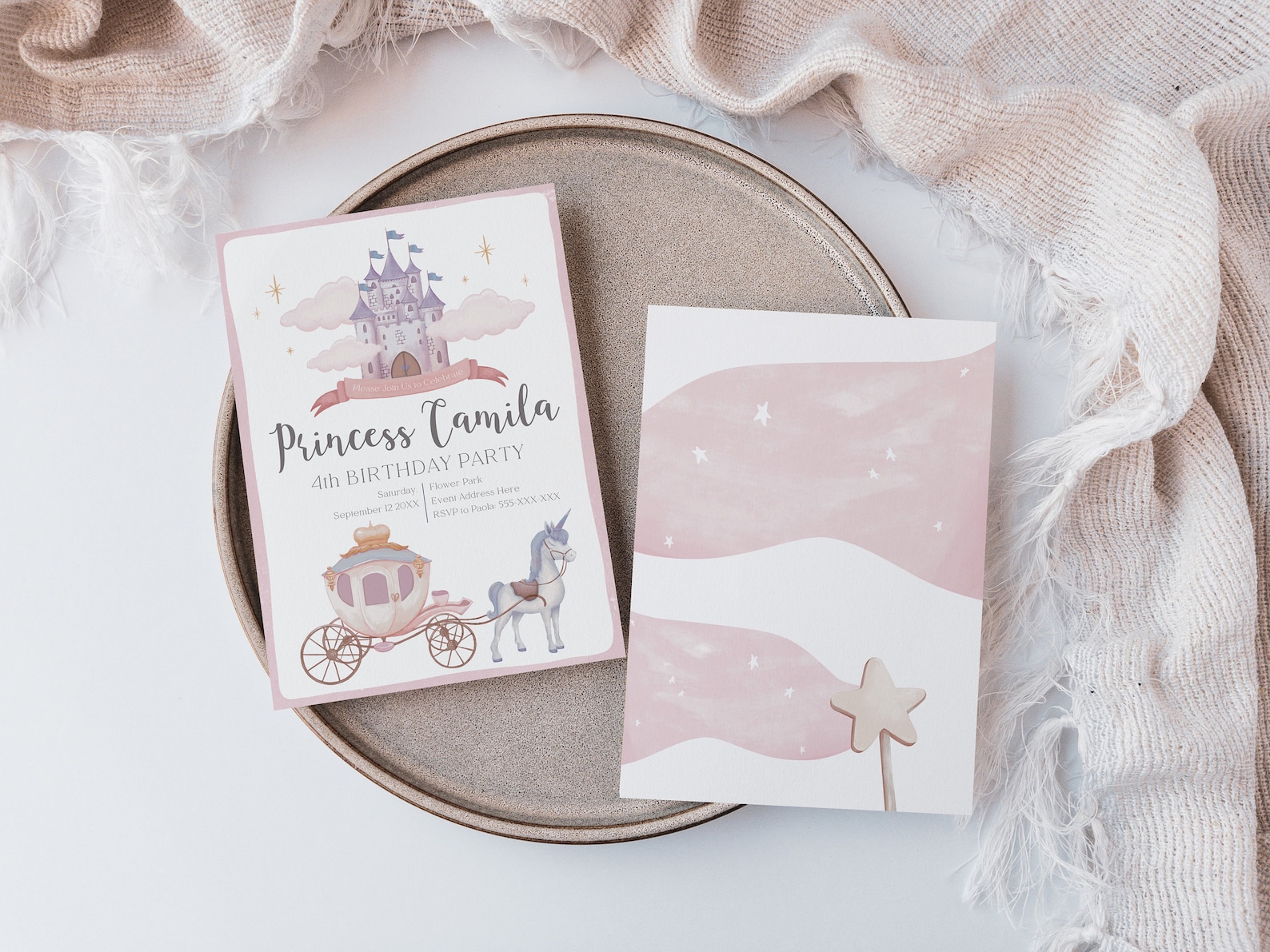 Editable Princess Gift Tag Birthday Template Printable Fairy Tale ...