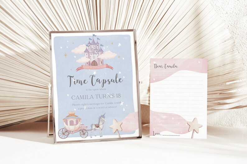 Editable Princess Let's Make a Wand Table Sign Printable Birthday ...