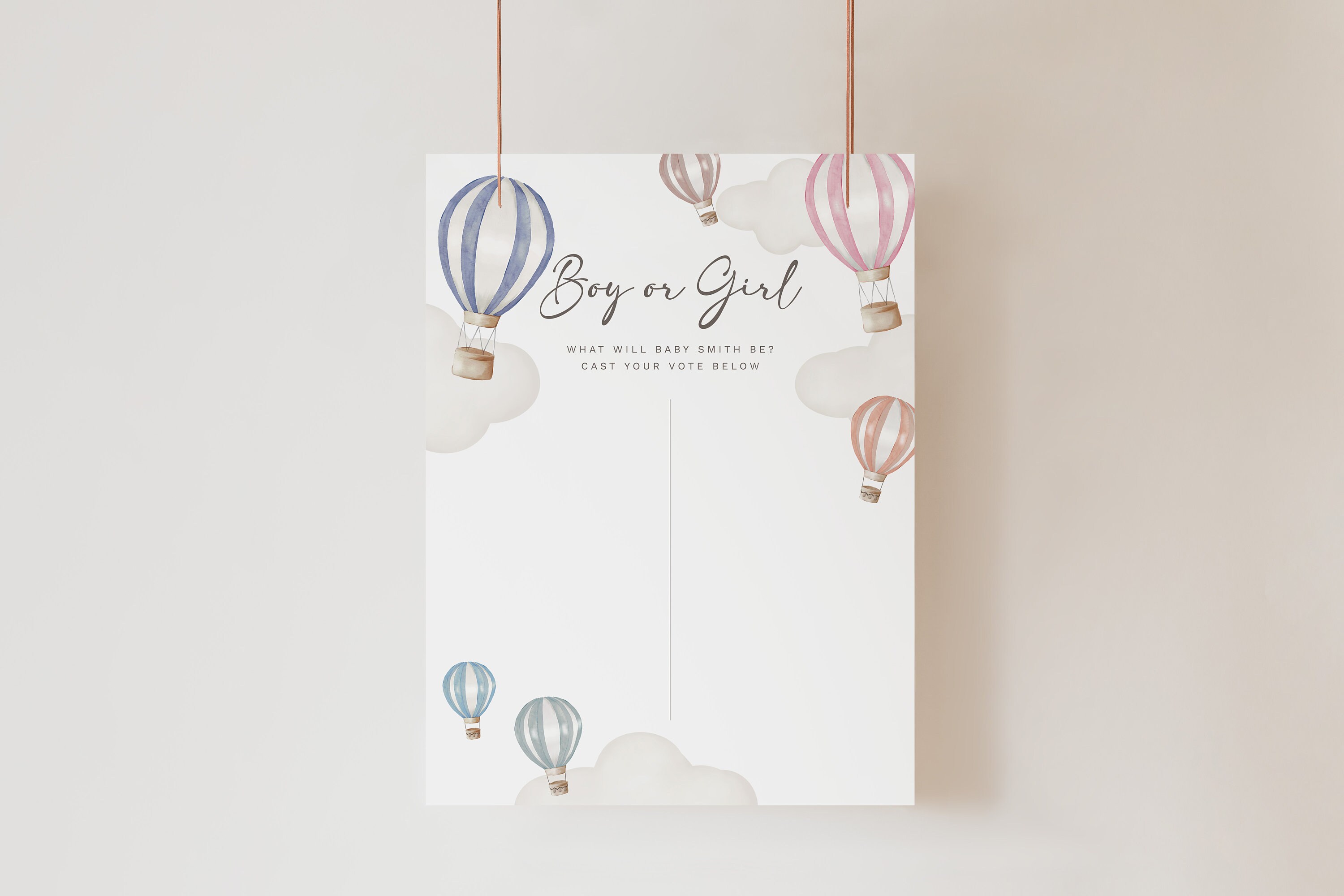 Editable After Reveal Gender Announcement Samsung TV Art for Gender ...