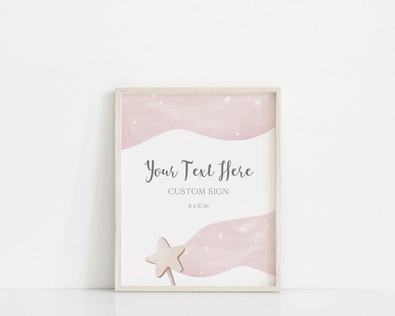 Editable Princess Custom Table Signs Kids Birthday Party Printable ...