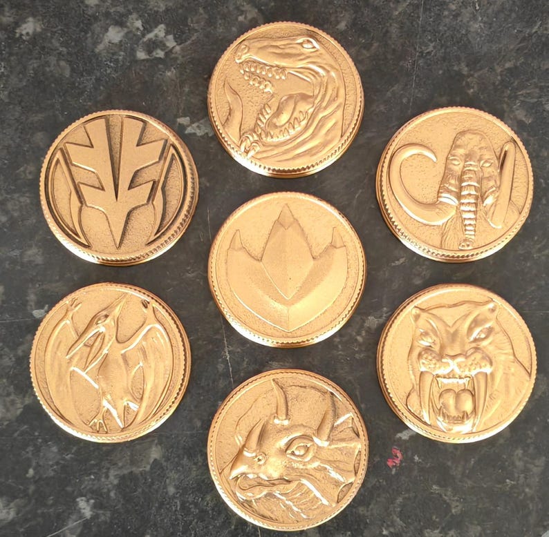Mighty Morphin Power Coinsets - Etsy