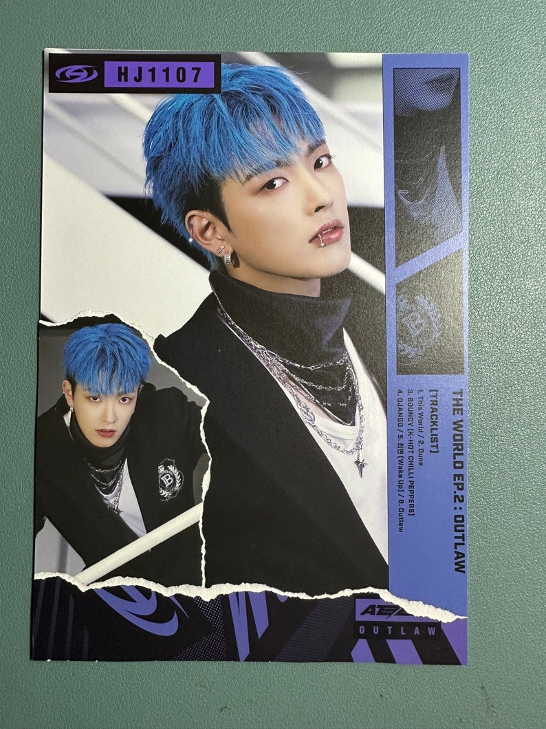 Ateez Outlaw A5 Binder Collage - Etsy