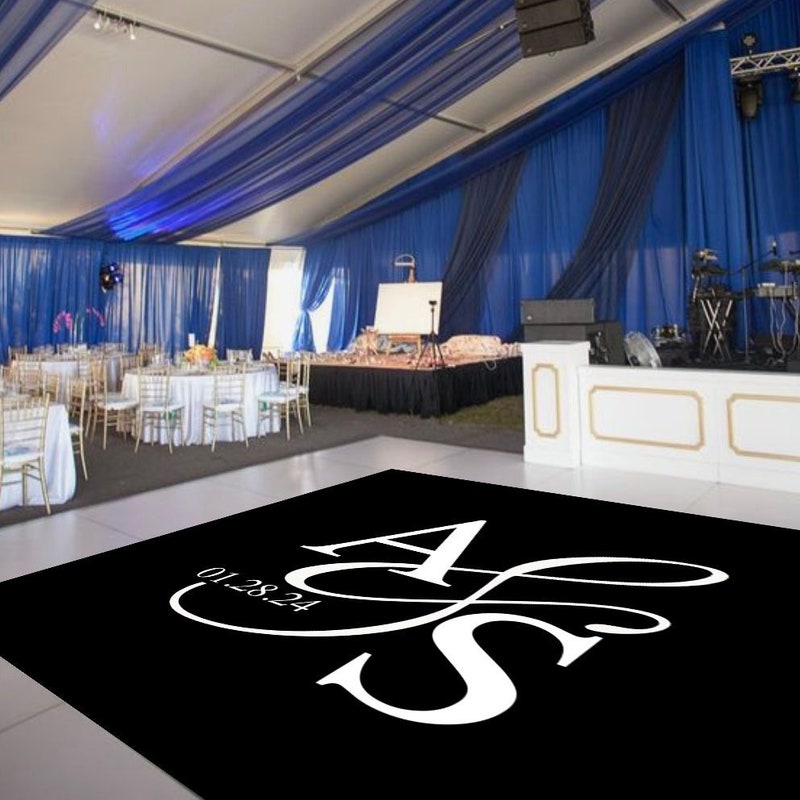 Dance Floor Monogram - Etsy