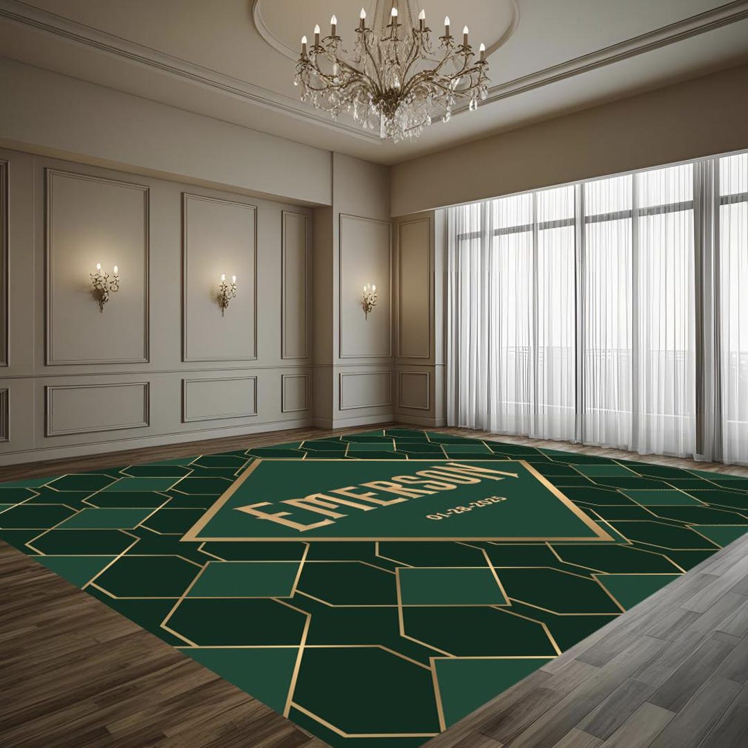Wicked-inspired Dance Floor Design | Broadway Bat Mitzvah ...
