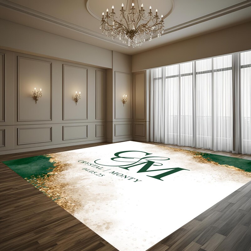 Dance Floor Monogram - Etsy
