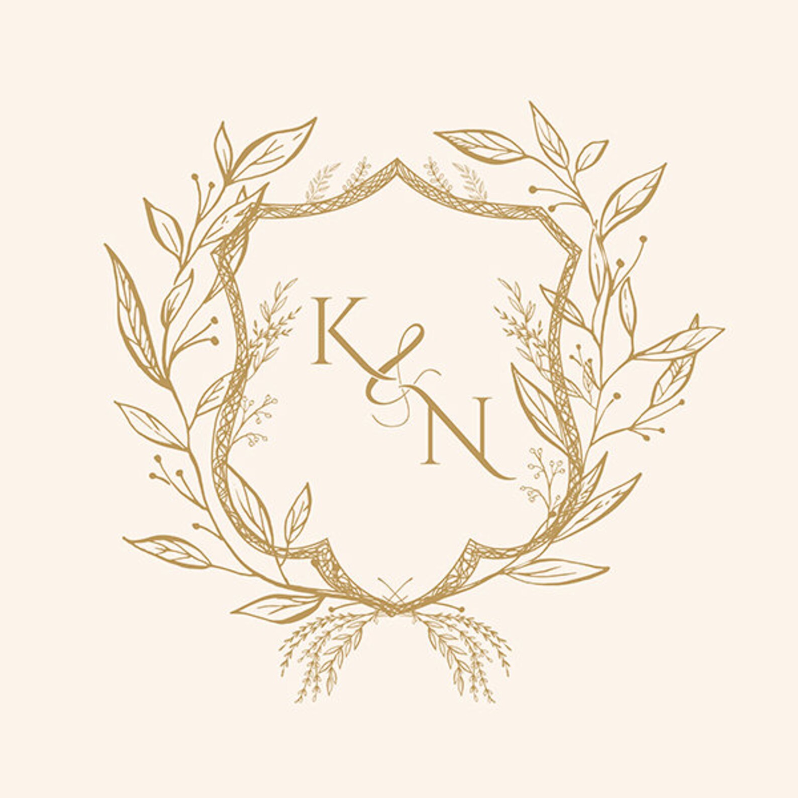 Custom Wreath Wedding Monogram Dance Floor Designs Ivory, Gold. - Etsy