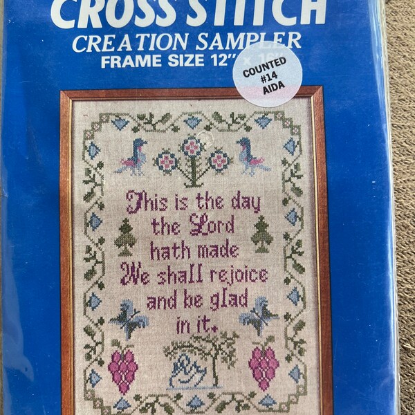 Vintage Religious Cross Stitch - Etsy