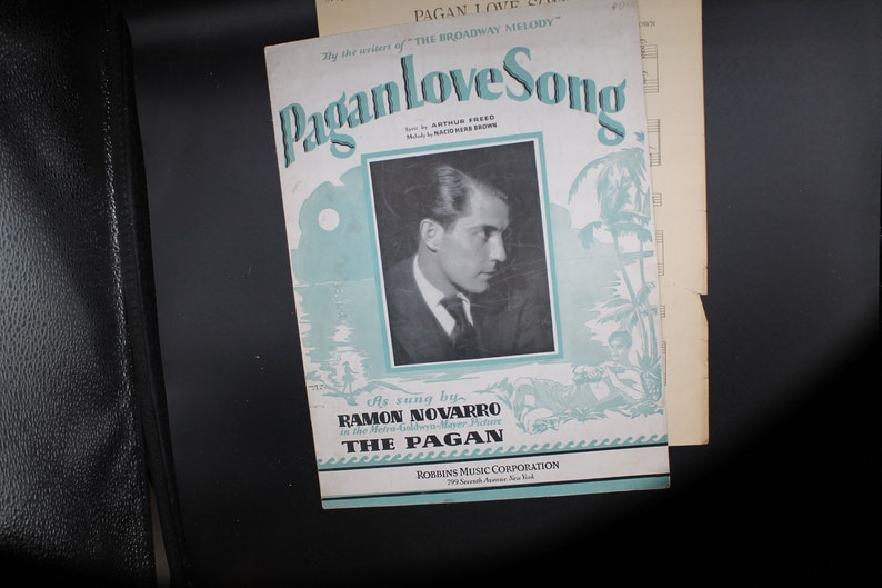 Vintage Sheet Music: "pagan Love Song" - Etsy