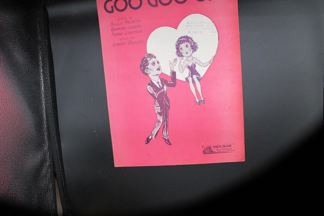 Vintage Sheet Music: "goo Goo G'da" - Etsy