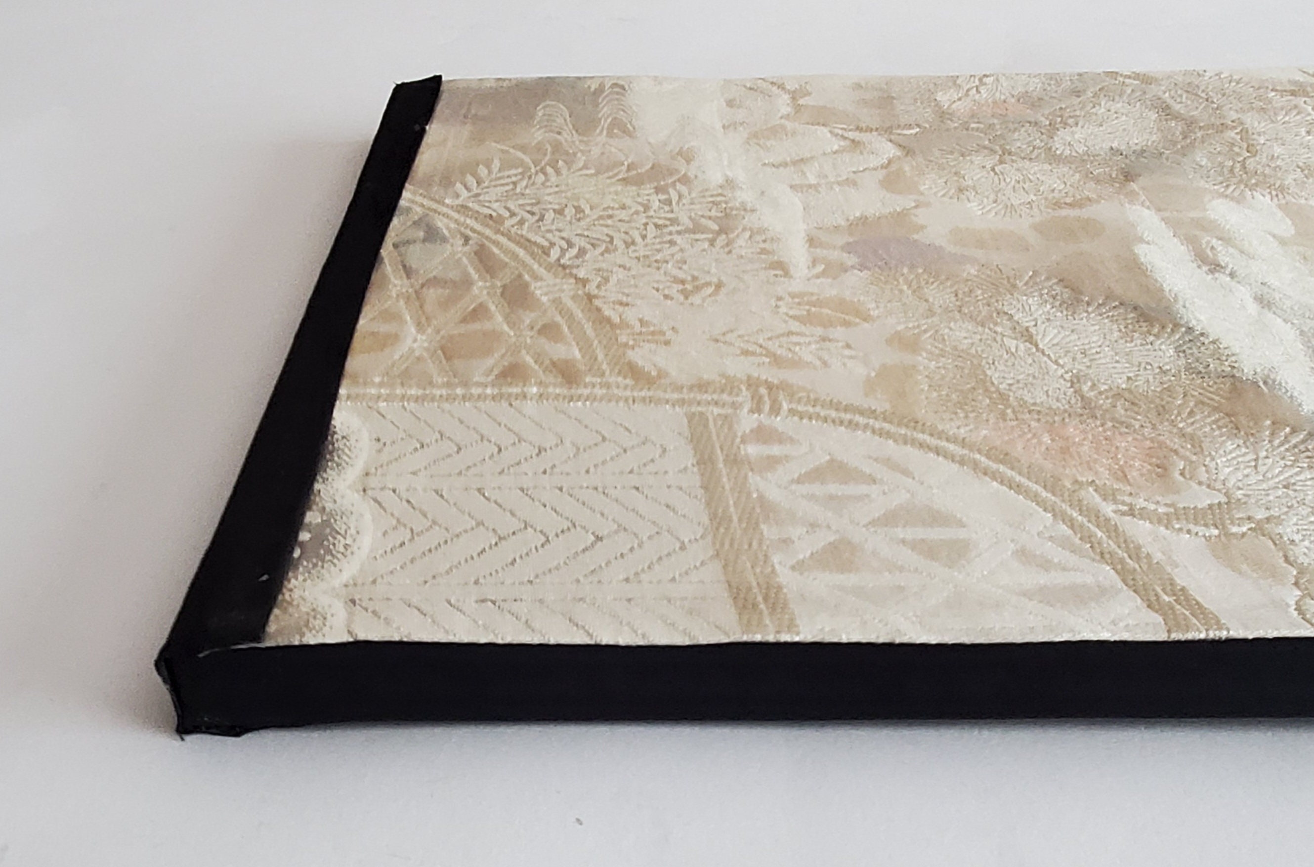 Curated Set of Three 12 X 24 Japanese Obi Sash Pieces Glued to ...