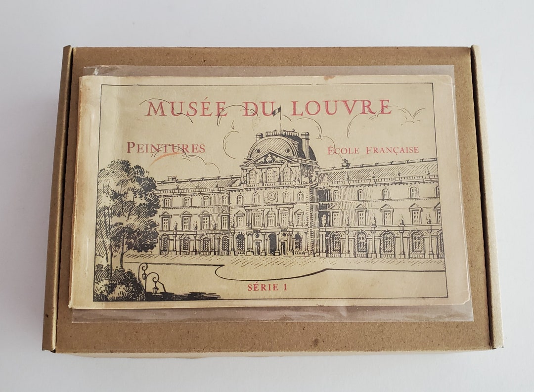Vintage French Carte Postale Postcards of Musee Du Louvre Paintings ...