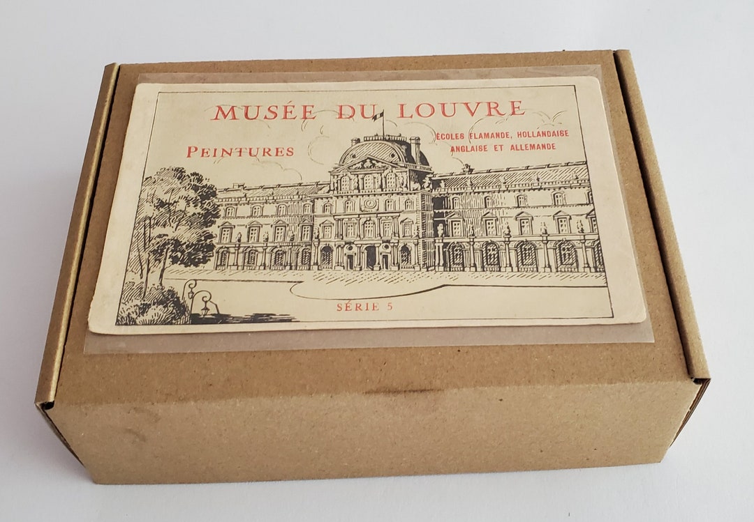 Vintage French Carte Postale Postcards of Musee Du Louvre Paintings ...