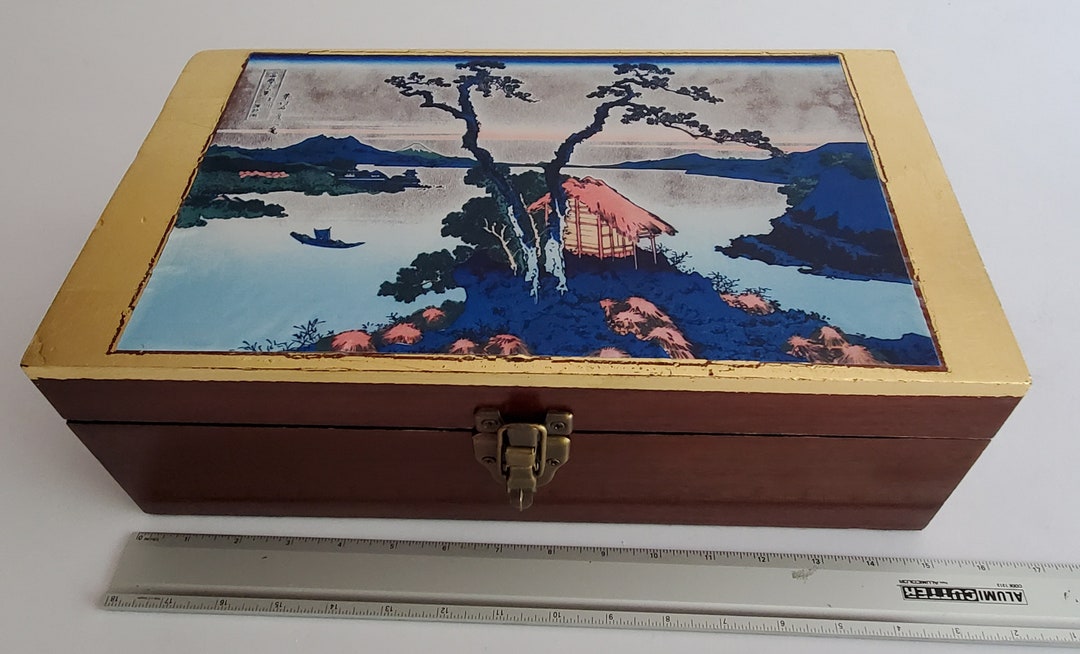 Vintage Wooden Slope Writing Desk / Victorian Lap Desk Embellished With ...