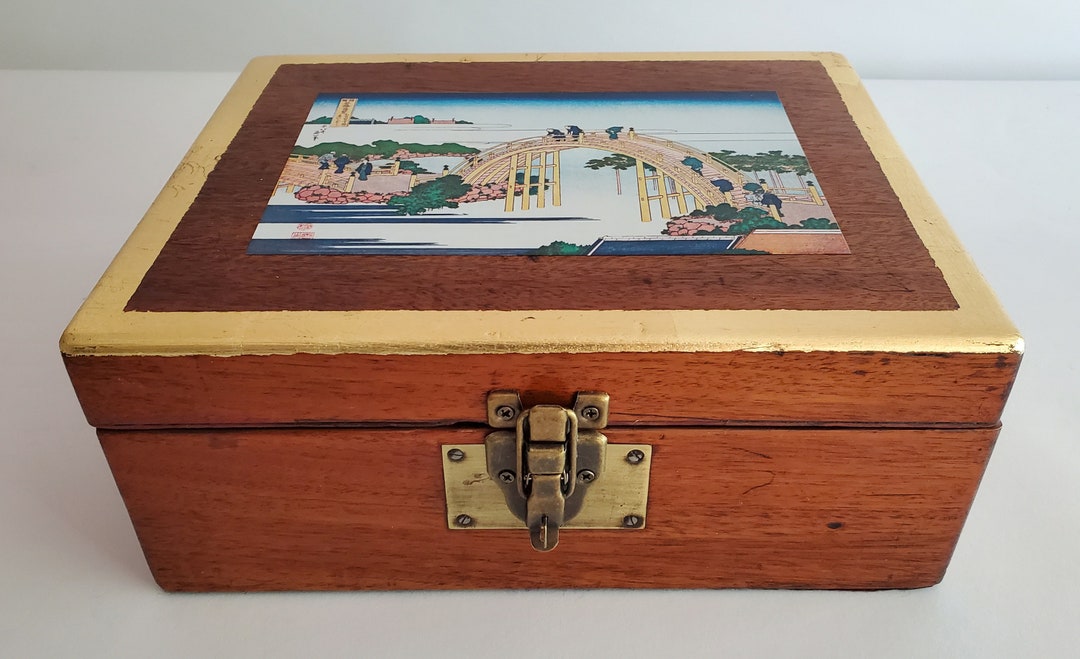 Vintage Wooden Slope Writing Desk / Victorian Lap Desk Embellished With ...