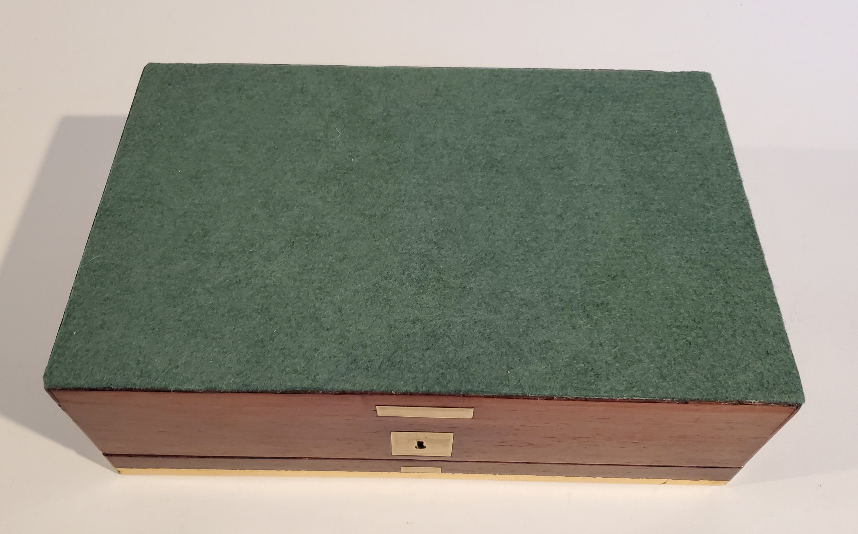 Vintage Wooden Slope Writing Desk / Victorian Lap Desk Embellished With ...