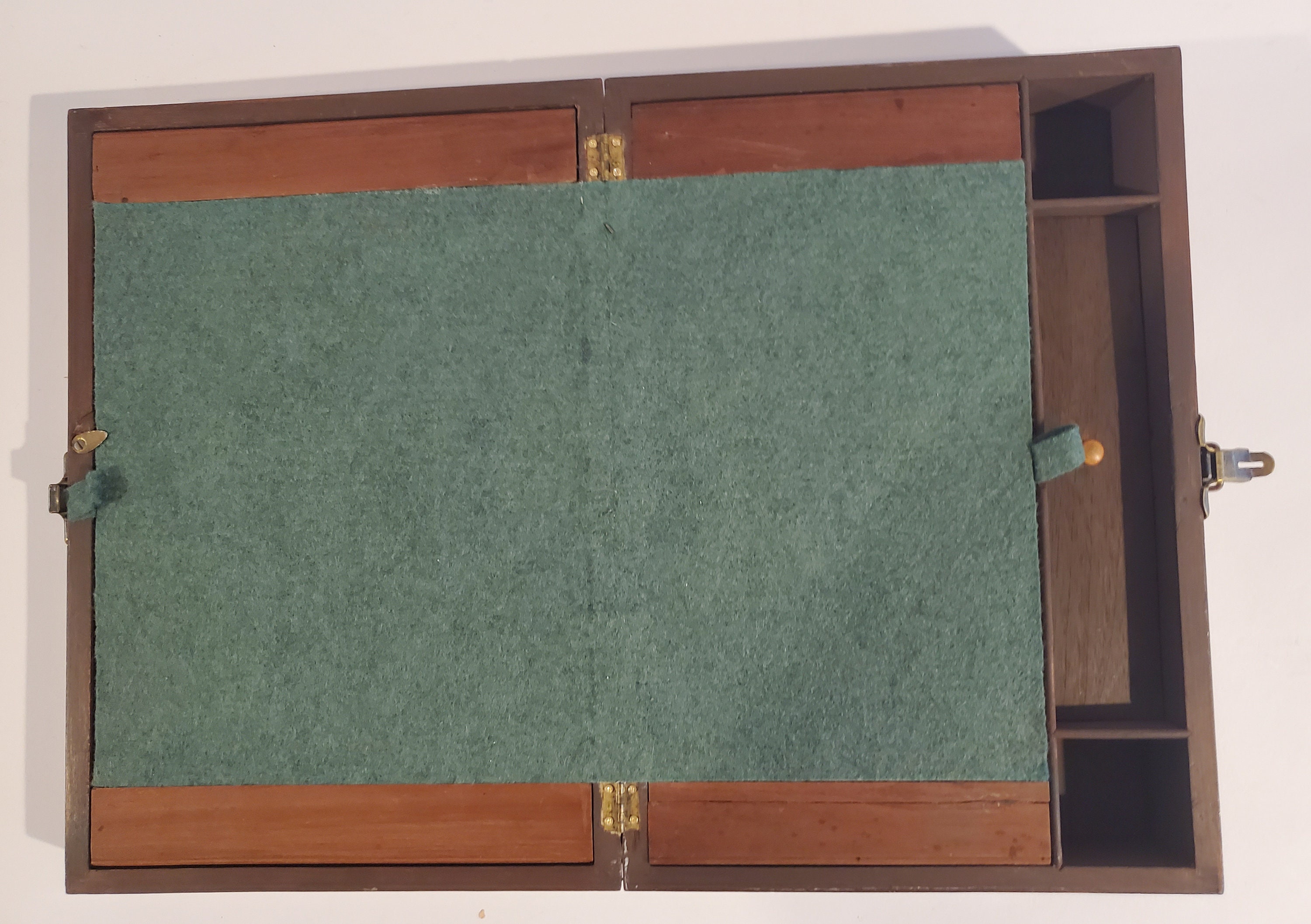 Vintage Wooden Slope Writing Desk / Victorian Lap Desk - Etsy