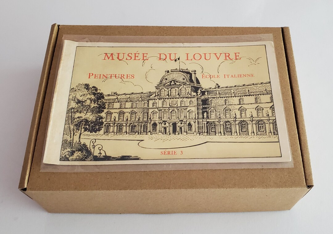 Vintage French Carte Postale Postcards of Musee Du Louvre Paintings ...