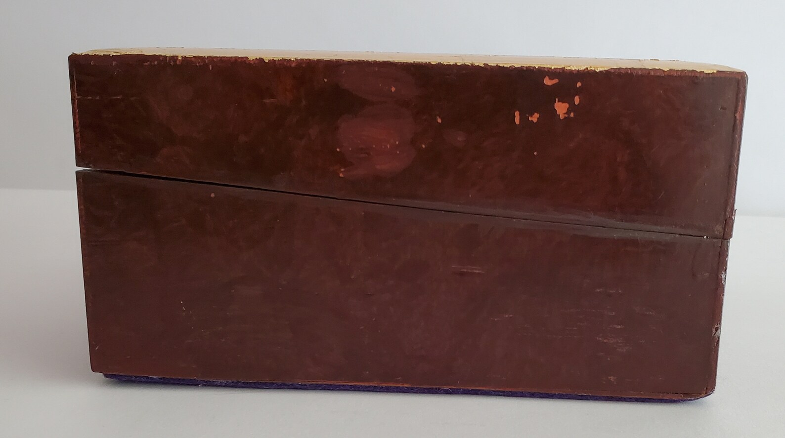 Vintage Wooden Slope Writing Desk / Victorian Lap Desk With an ...