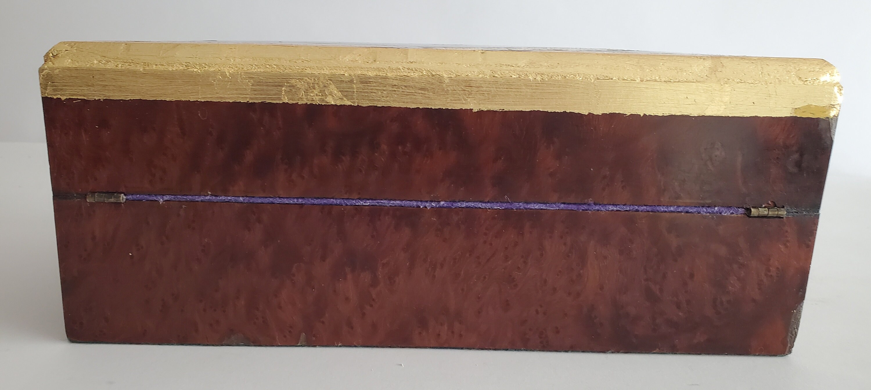 Vintage Wooden Slope Writing Desk / Victorian Lap Desk Embellished ...