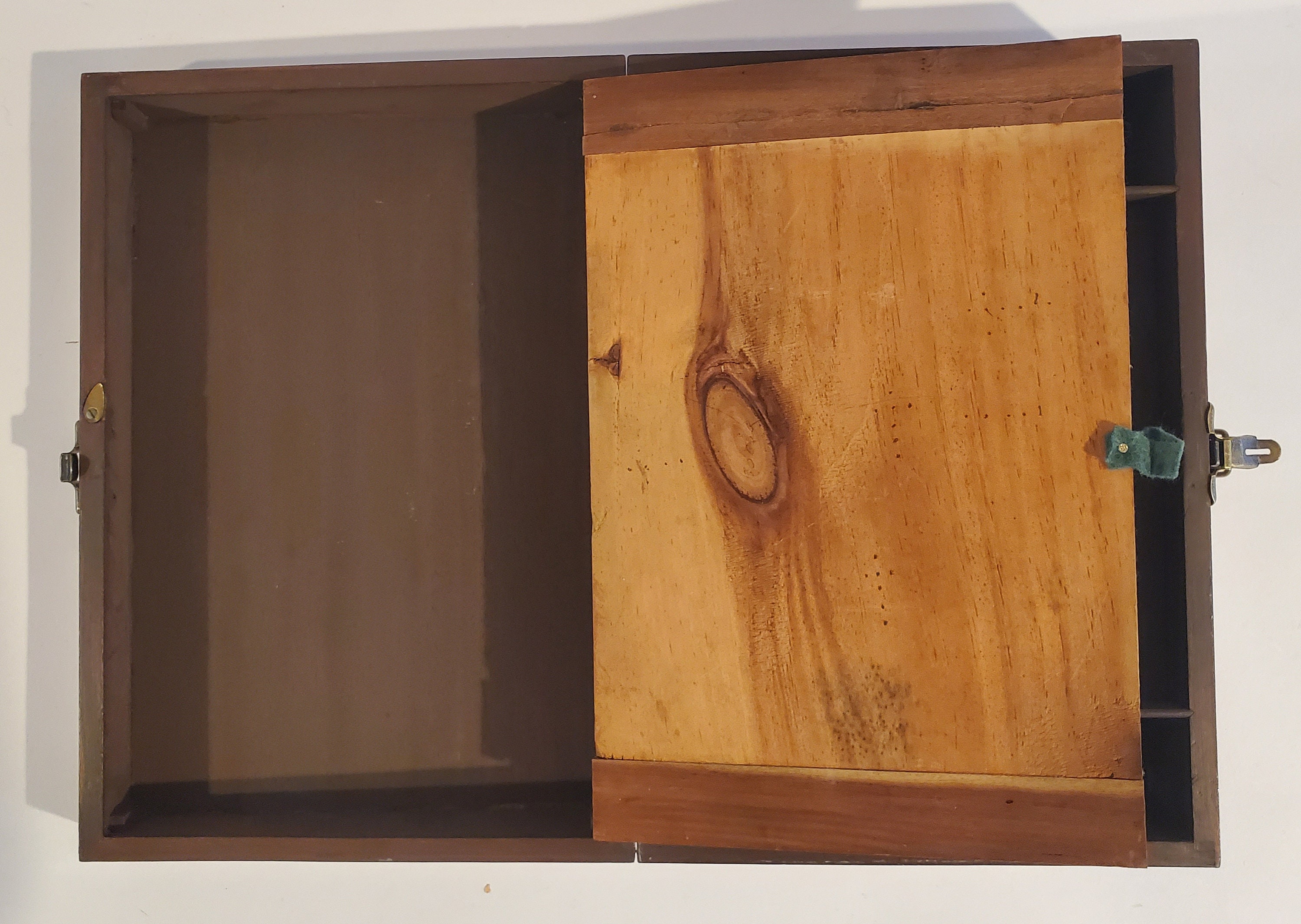 Vintage Wooden Slope Writing Desk / Victorian Lap Desk Embellished With ...