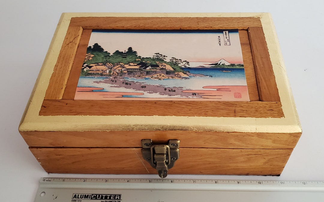 Vintage Wooden Slope Writing Desk / Victorian Lap Desk Embellished With ...