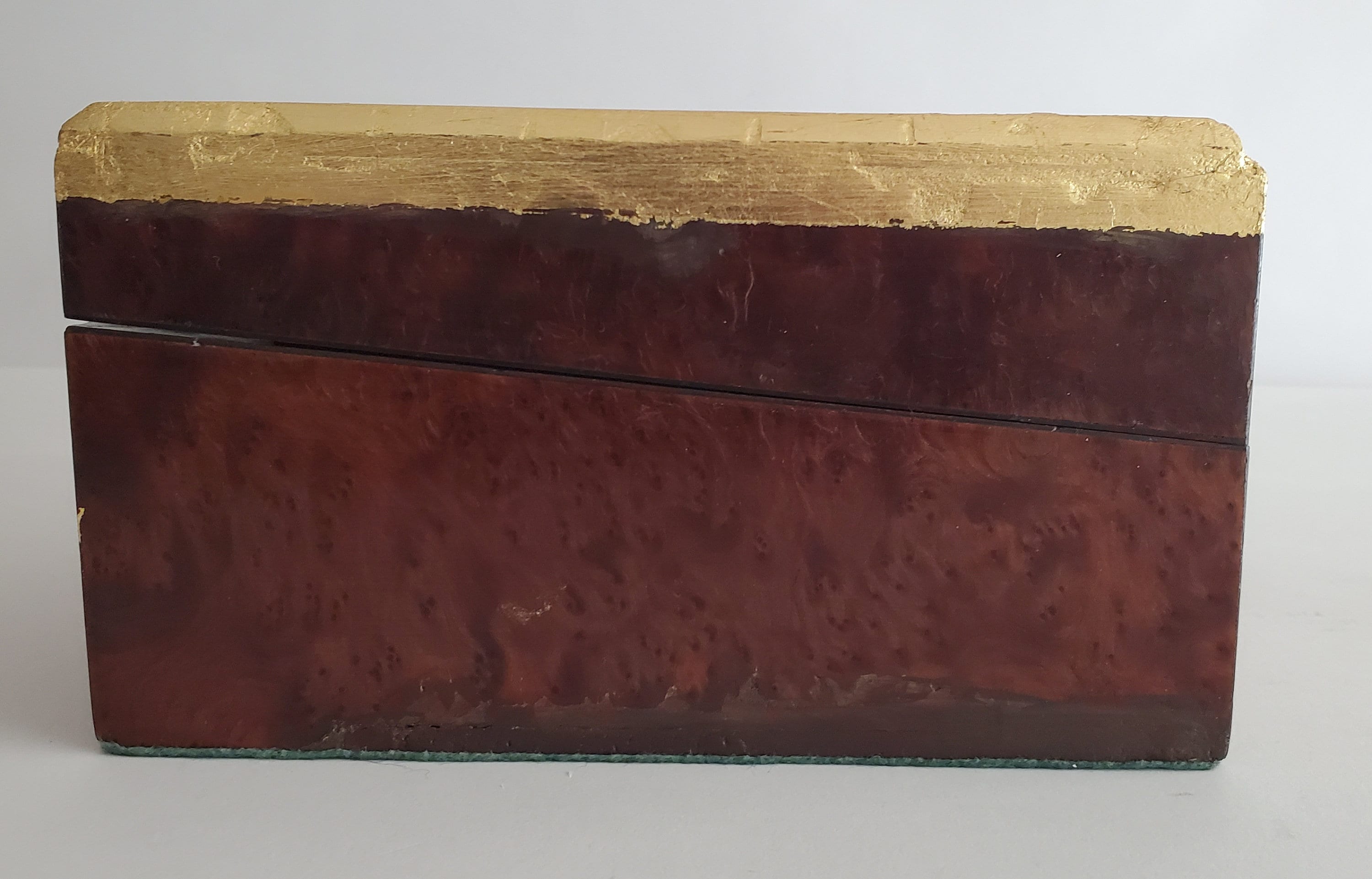 Vintage Wooden Slope Writing Desk / Victorian Lap Desk Embellished ...