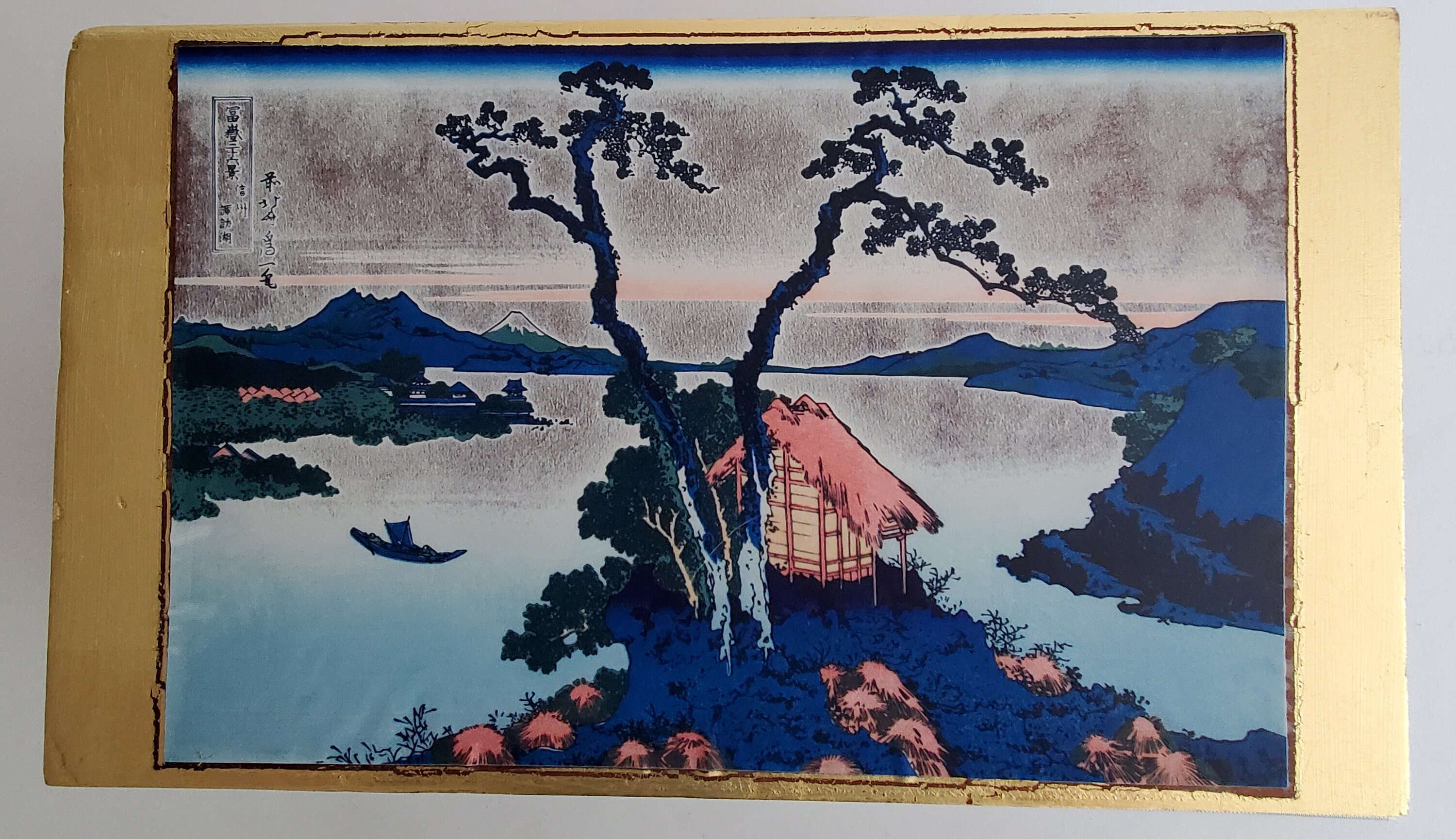 Vintage Wooden Slope Writing Desk / Victorian Lap Desk Embellished With ...